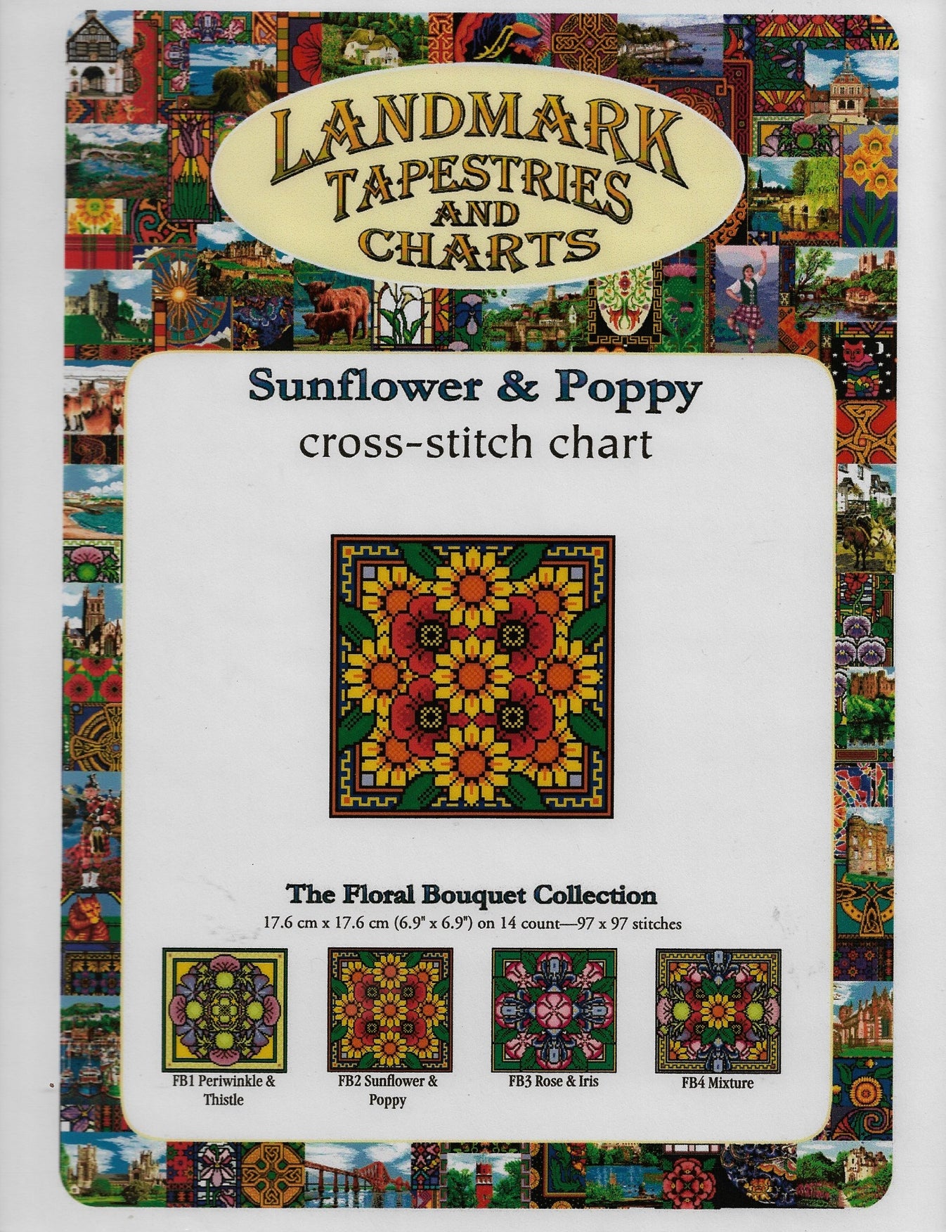 Sunflower & Poppy pattern – Sandra's Stitch Stash