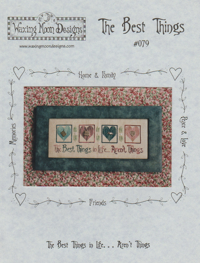 The Best Things pattern – Sandra's Stitch Stash