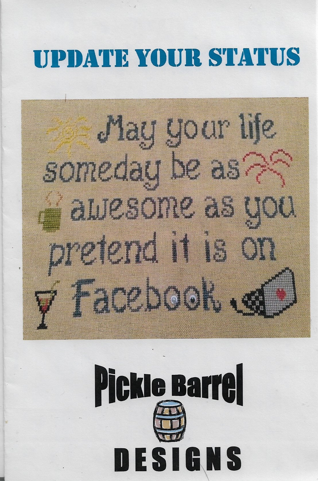 Update Your Status pattern – Sandra's Stitch Stash