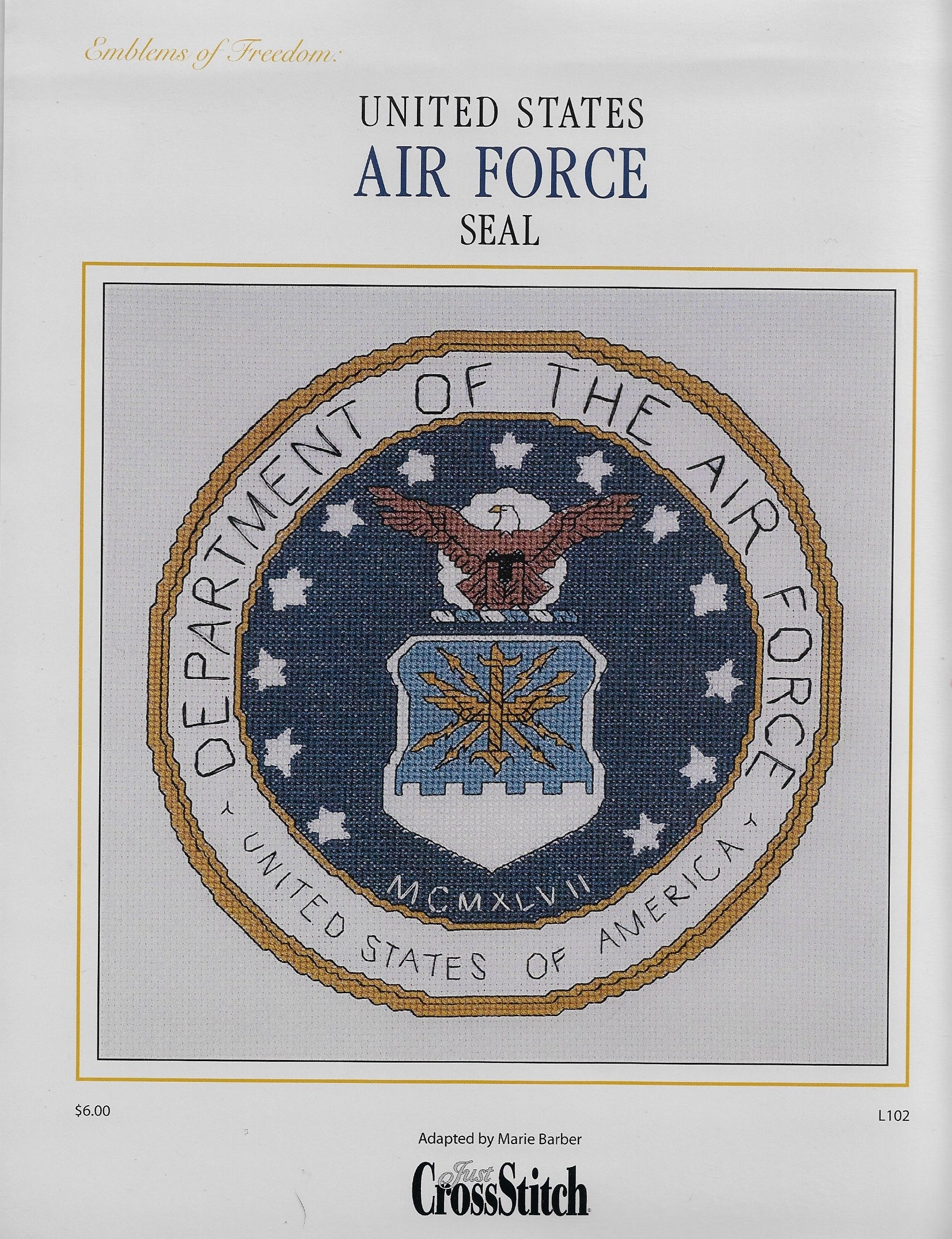 United States Air Force Seal pattern – Sandra's Stitch Stash