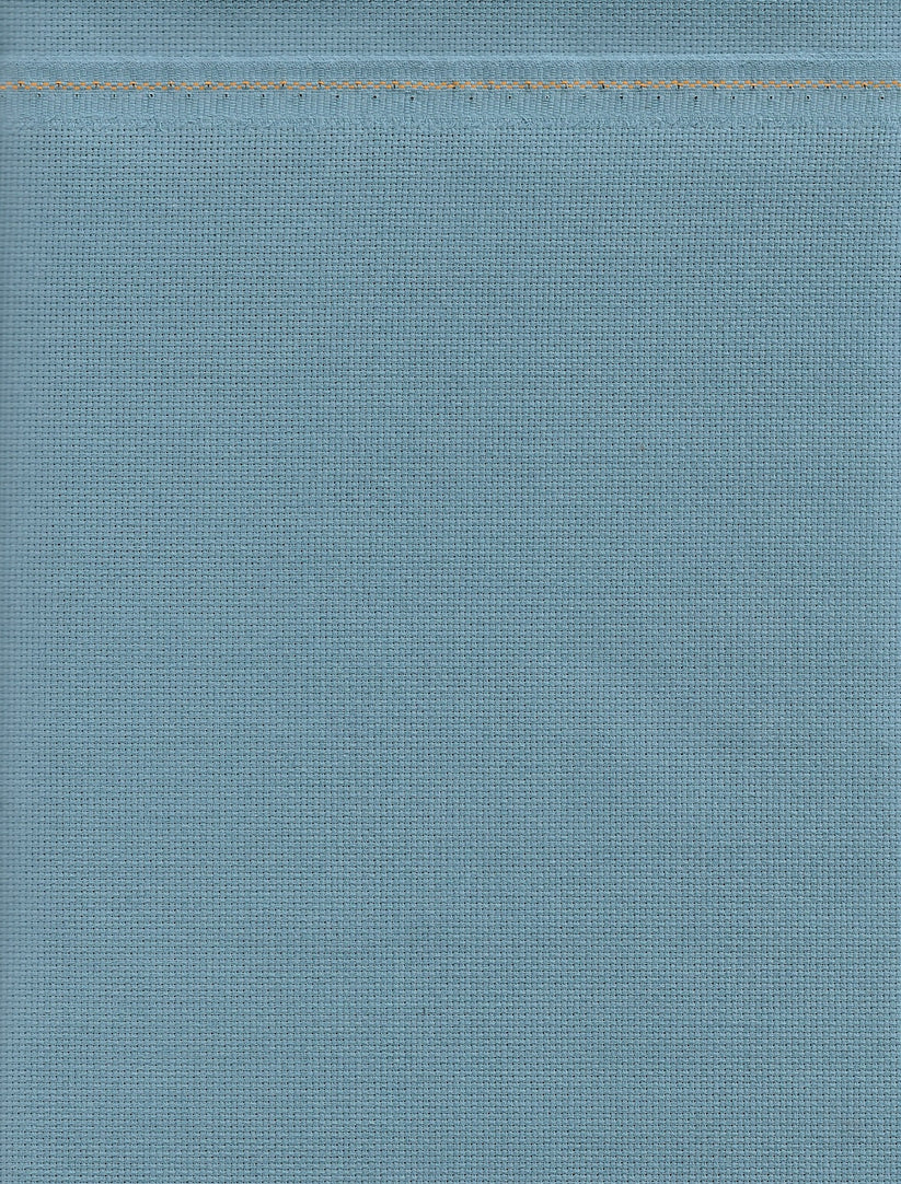 Aida 18ct 18x21 Wedgewood Blue Fabric – Sandra's Stitch Stash