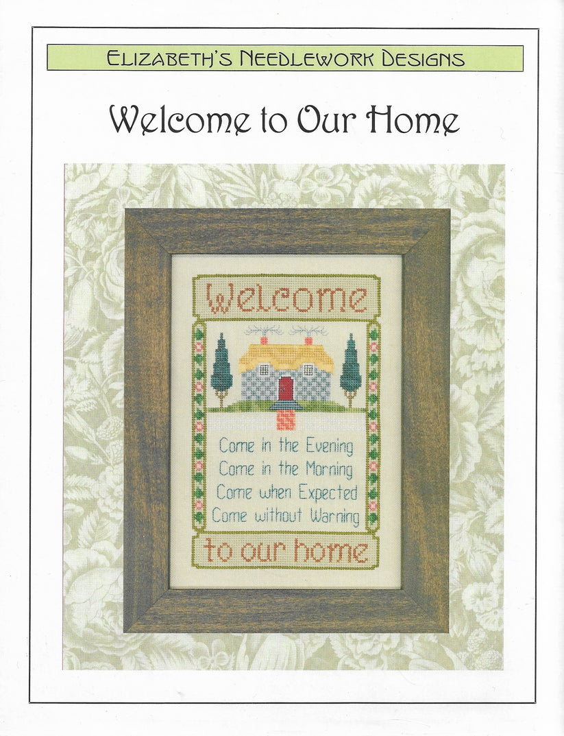 Welcome To Our Home pattern – Sandra's Stitch Stash