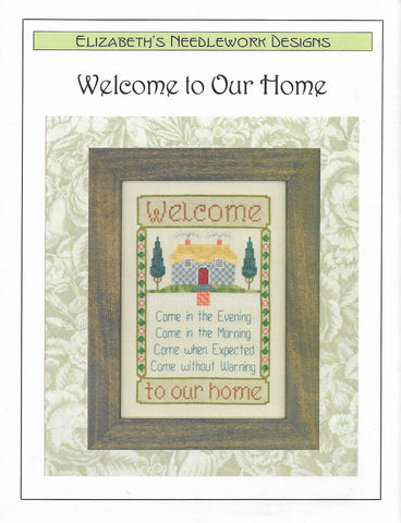 Welcome To Our Home pattern – Sandra's Stitch Stash
