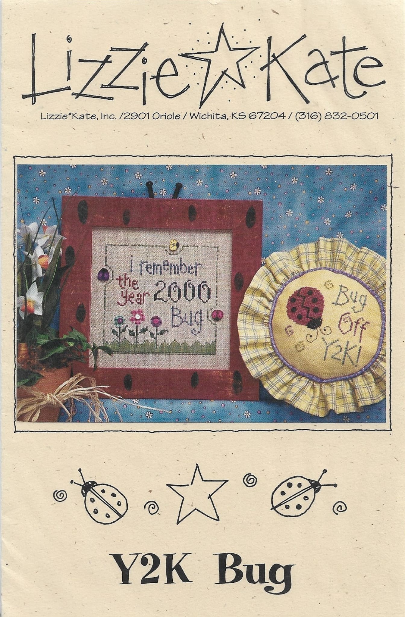 Y2K Bug pattern – Sandra's Stitch Stash